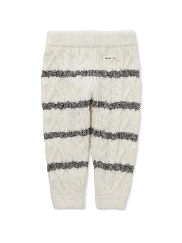 [ジェラート ピケ] BABYベビモコアランボーダーロングパンツ PBNP245417