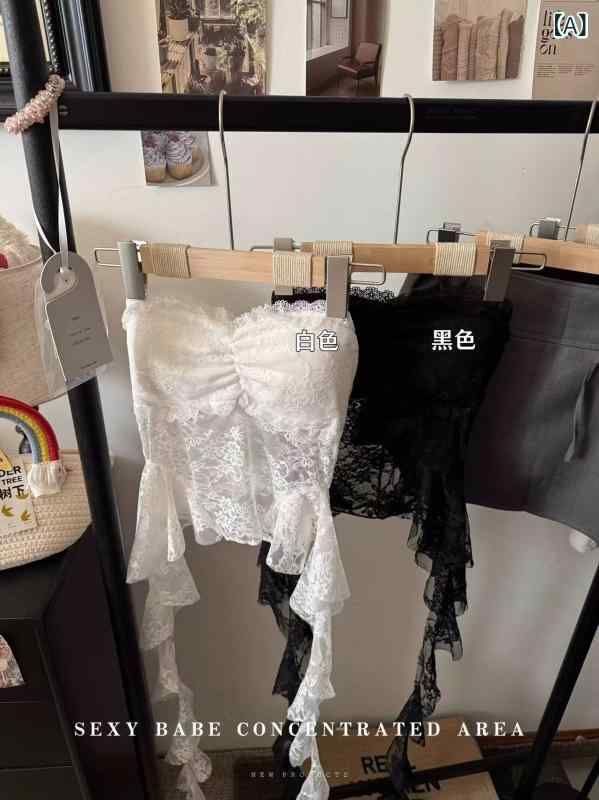 ・スタイル: 甘美風・袖丈: キャミソール・フィット: スリム・丈: ショート・柄: 無地・流行要素: 背中開き・主な素材: ビスコース・カラー展開: 白色、黒色・サイズ展開: 均一サイズ80-120・主素材含量: 90%以上・ストレッチ:...