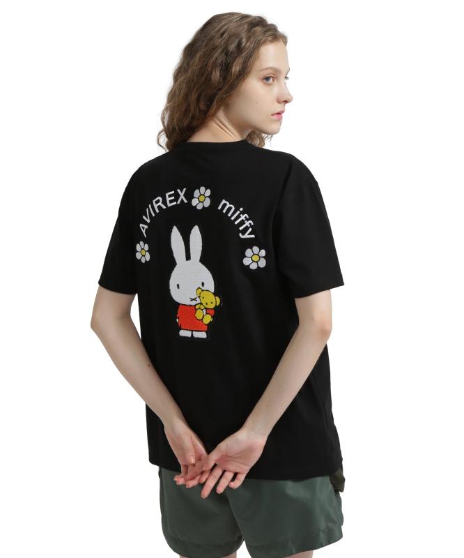 [Avirex] [アヴィレックス] miffy WEB SAGARA T-SHIRT アヴィレックス × ミッフィー サガラ Tシャツ レディース 783-5235608[原産国]:中国製