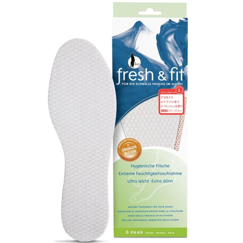 [コロンブス] 1週間 使い捨て 6足(12枚)入り 消臭/吸湿 COMFORT CONCEPT フレッシュ&amp;フィット インソール