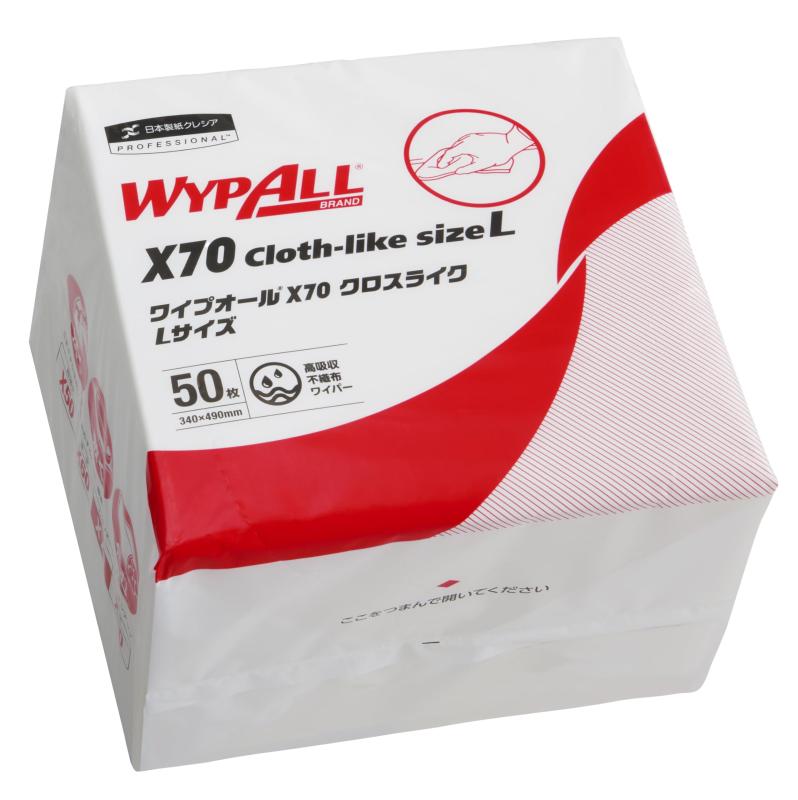 日本製紙クレシア ワイプオール X70 Lサイズ 6つ折り 60374