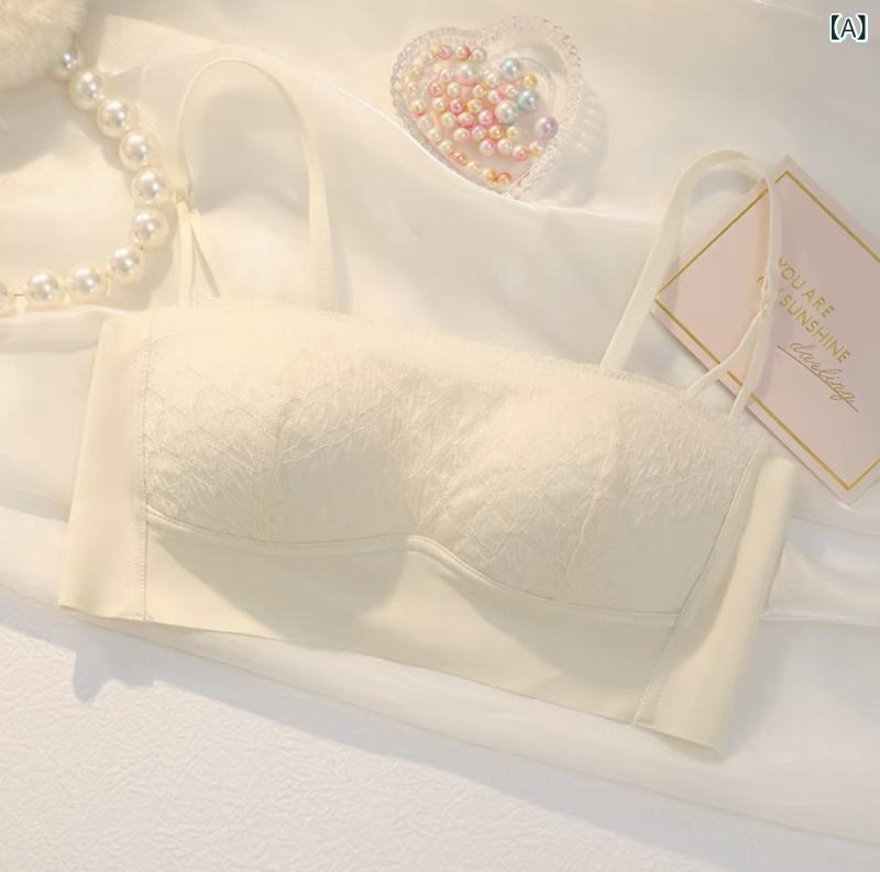 ・スタイル: 日系・主な素材: 錦紡・素材詳細: レース・裏地素材: 錦紡/ナイロン・デザイン: チューブトップ型・ワイヤー: 無・カップタイプ: フルカップ・パッドタイプ: 薄め・ストラップ: 取り外し可能二重・ホック: 背面三列・カラー...