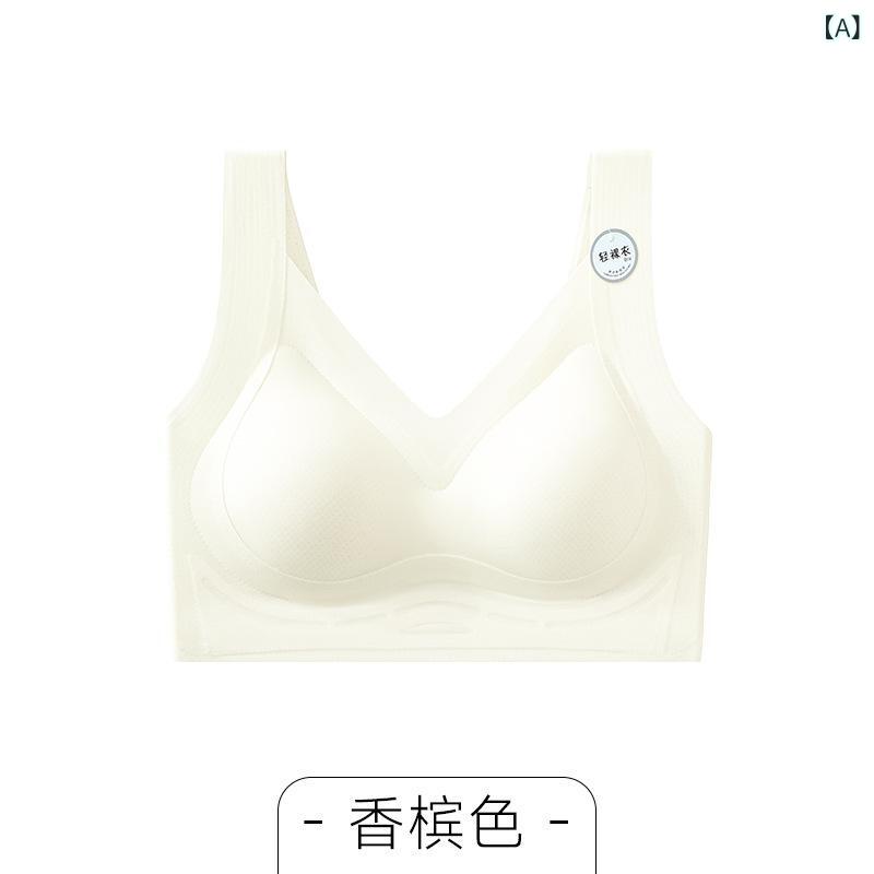 ・主な素材: ナイロン80-90%・裏地素材: スパンデックス30-50%・スタイル: 背心型・カップ形状: フルカップ・カップタイプ: 薄型カップ・肩紐: 固定二本肩紐・ワイヤー: ワイヤーなし・カラー展開: シャンパン、ライトピンク、ラ...