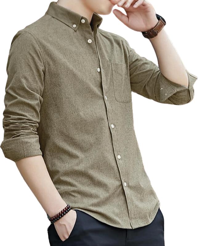 [Oberyn] オックスフォードシャツ メンズ 【しっかり生地】 長袖 ボタンダウン ビジネス カジュアル【上品なレギュラーフィット】 今どきのオーバーサイズではなく、すっきりとしたシルエットのレギュラーフィット。シンプルながらも上品な雰...