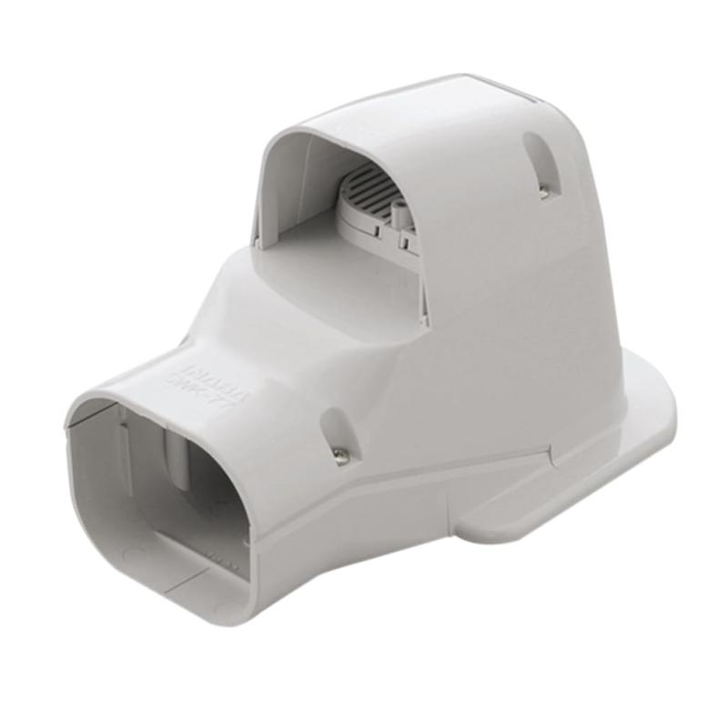 因幡電工 配管化粧カバー ウォールコーナー 換気エアコン用 壁面取り出し用