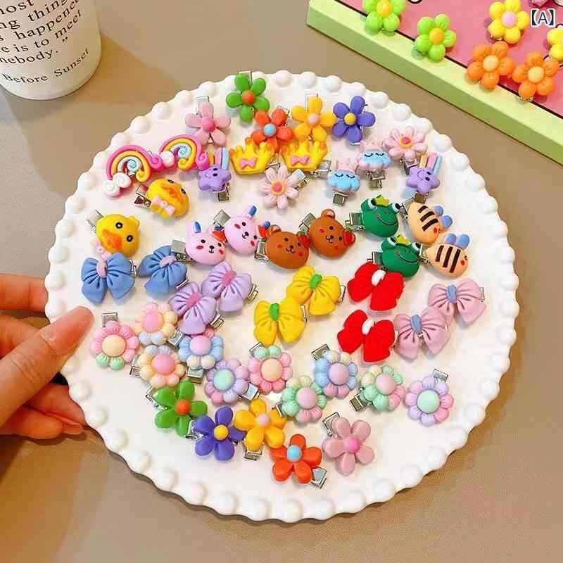・スタイル: 甘美・対象: 子供・形状: 動物・仕上げ: 手作り・種類: なし・用途: 広告・分類: サイドクリップ・素材: プラスチック/樹脂・流行要素: 動物、レース、花、碎花、蝶結び、幾何、虹、立体、星・カラー展開: ピンク、紫、黄、...