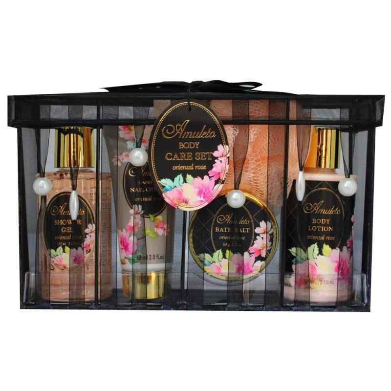 日本 グランド シャンパーニュ AMULETO (アムレート) ボディケアセット(5点) ORIGINAL (オリジナル)商品サイズ (幅×奥行×高さ) :22×6.8×14cm原産国:中国内容量:シャワージェル:150ml / ボディロー...