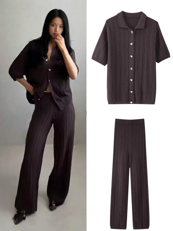 ・カテゴリ: 休闲套装・スタイル: 都市風・主な素材: ポリエステル100%・袖丈: 三分袖・袖型: 常规袖・スタイルタイプ: 通勤・スタイル: 都市風・セットスタイル: 裤套装・サイズ展開: S、M、L・カラー展開: 上衣、裤子、套装・対...