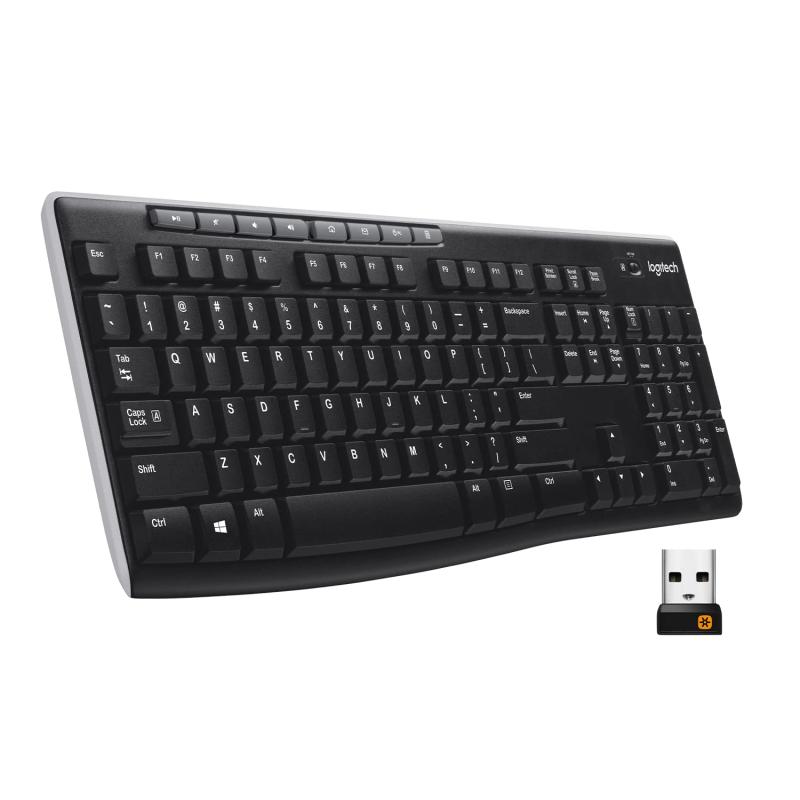 Logitech ワイヤレス US キーボード K270 ロングレンジ Unifying レシーバー対応 並行輸入 [並行輸入品]USキーボード対応OS：Windows XP, Vista, or 7単4電池（付属）Unifying レシー...
