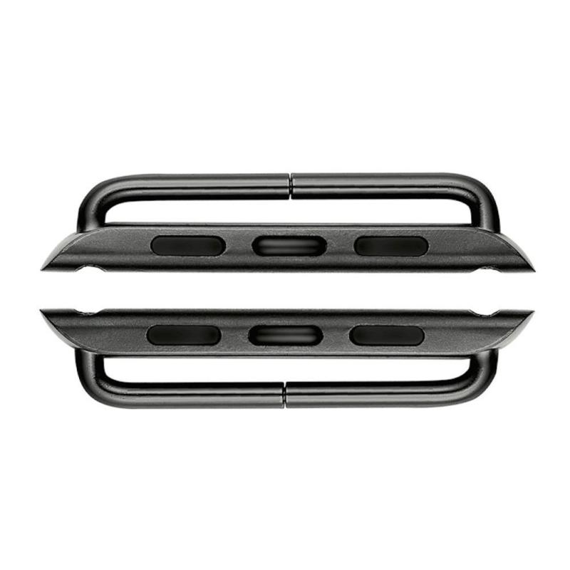 Apple Watch バンド アダプター Sakulaya アップルウォッチ用 交換金具 Apple Watch Seraies 8/7 41mm Seraies 6/5/4 40mm 対応 連結器 ブラック素材：ステンレス鋼対応機種：A...