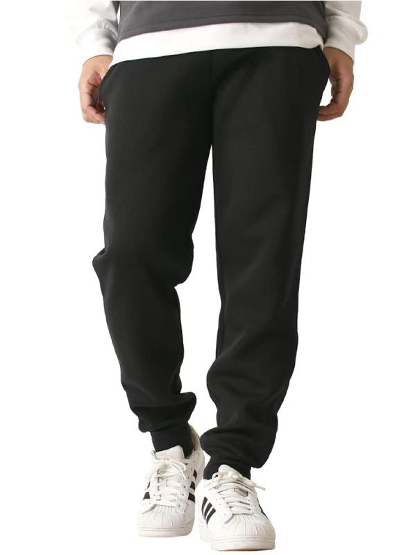 [LIMITED SELECT] (リミテッドセレクト) 暖か 裏起毛 スウェットパンツ メンズ 無地 スエット ジョガーパンツM サイズ ( ウエスト74-84 / ヒップ100 / 前股上29 / 後股上35 / 股下71 / モモ幅2...