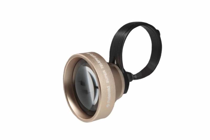 ポラロイド スマホ/タブレット用カメラレンズ 5倍望遠レンズ (ゴールド) PL-CT50GD材質:アルミ/重量(本体):25g/ガラスレンズ:三層構造三層両面マルチコーテイング 画角:25°/レンズ径:35mm/x5倍望遠レンズ