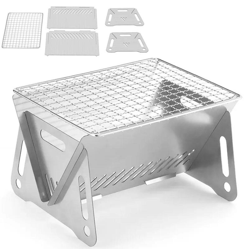 ANCL バーベキューコンロ ミニ 焚火台 コンパクト ソロキャン