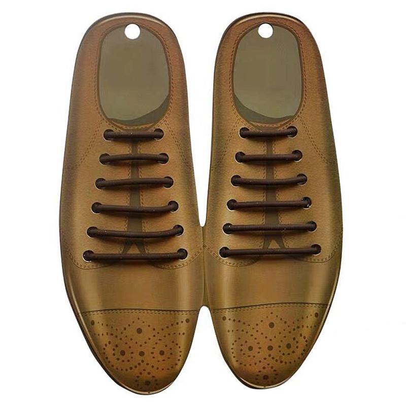 [AIKOO] 靴紐 革靴 ビジネス 靴ひも 黒 茶 白 ゴム 伸びる 丸紐 結ばない シューレス【結ばない靴紐】シリコン素材の結ばない革靴用靴ひも。結ばないほどけない汚れにも強い【仕様-靴紐 ゴム】セット内容：靴ひも12本、材質：シリコン...