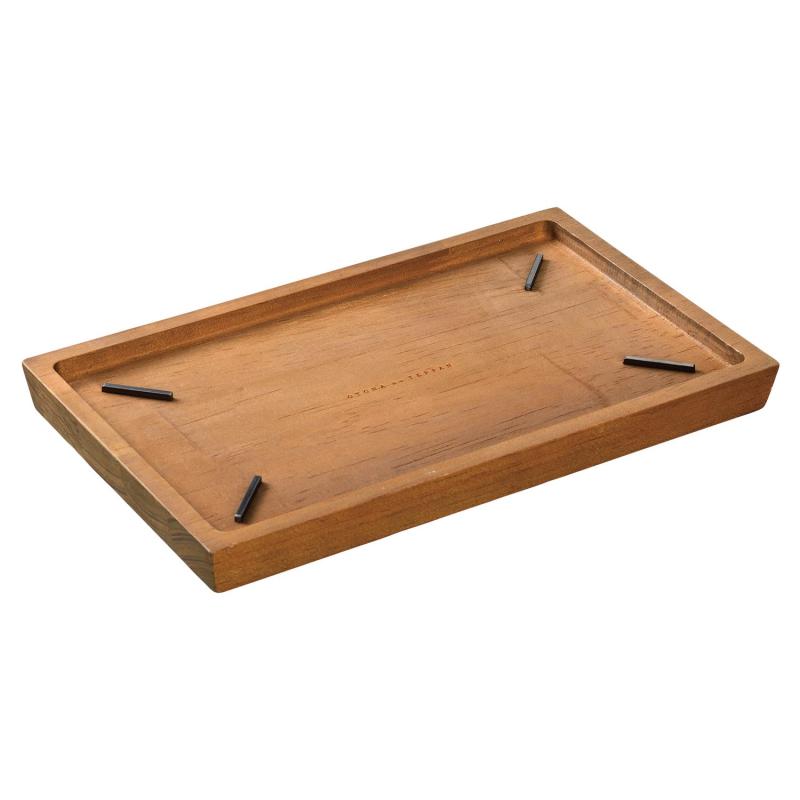 大人の鉄板 ウッドボード 鉄板小用[OTS8108]商品管理番号：otp-ots8108サイズ：幅：約29.4cm×高さ：約2.9cm×奥行：18cm素材：本体：天然木(ウレタン塗装) / 金具(金属バー)：ステンレス鋼(クロム18％ ニッ...