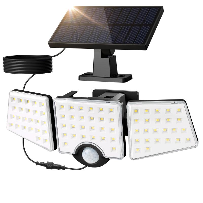 Lepro ソーラーライト ガーデンライト 防犯ライト 光・人感センサー 夜間自動点灯 昼間自動充電 人が離れたら自動消灯