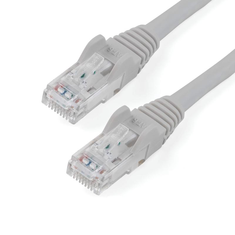 StarTech.com Cat6 LANケーブル 7m グレー ラッチカバー付き N6PATC7MGRRJ45コネクタクリッププロテクタ近端漏話(Near End Crosstalk)を許容範囲内に抑えることを念頭において設計・テストカラ...