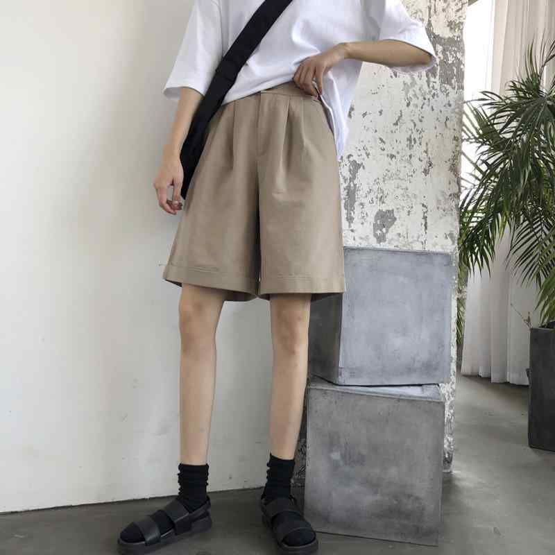 ・カテゴリ: ショーツ・スタイル: 韓系・主な素材: 雪紡、氨纶50%以上・パンツ丈: ホットパンツ・腰型: 高腰・厚さ: 薄手・カラー展開: ブラック、カーキ・サイズ展開: M、L、XL、2XL、3XL、4XL・形状: ストレートパンツ・...