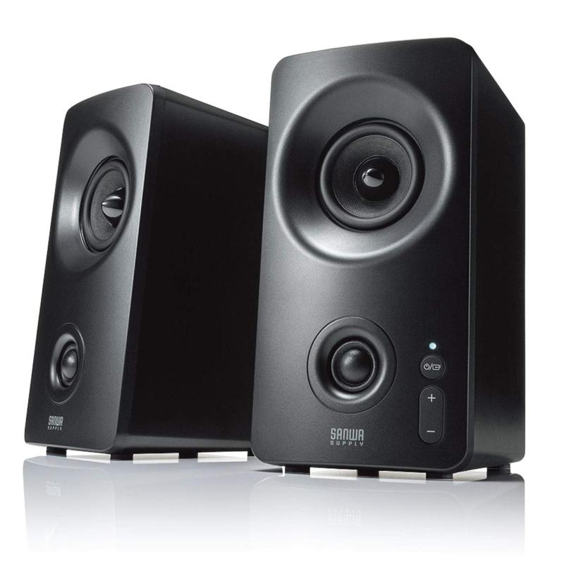 サンワダイレクト PCスピーカー 3WAY接続(Bluetooth / 3.5mm / USB) 10W ツイーター搭載 アンプ内蔵 400-SP091無線接続(Bluetooth)と有線接続(USB・3.5mmステレオミニプラグ）の3通り...