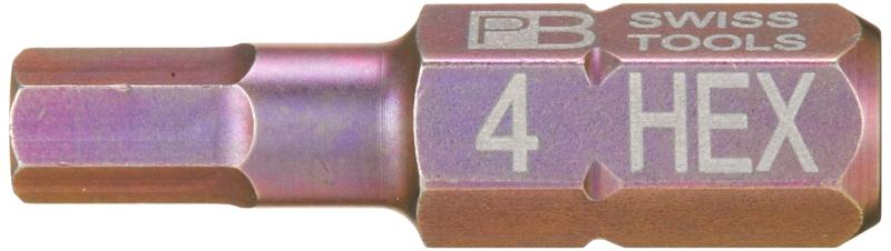 PB SWISS TOOLS C6-210-4 六角ビット全長(mm)：25 対辺(mm)：4 差込角：1/4インチ(6.3mm)hex 軸長(mm)：6 刃先：[[(+)]]0 軸長(mm)：6 差込角：1/4インチ(6.3mm)hex ...