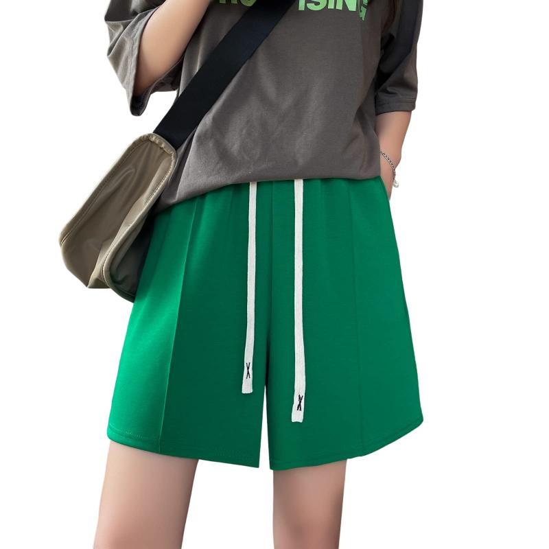 [Wowcarbazole] ショートパンツ 短パン スポーツ 夏 レディース ハーフパンツ 5分丈 ポケット付き カジュアル 柔らかい 通気 吸汗 速乾 ヨガ ランニング✿通気性がよく、伸縮性も優れた5分丈のハーフパンツ 、薄手で爽やかな...