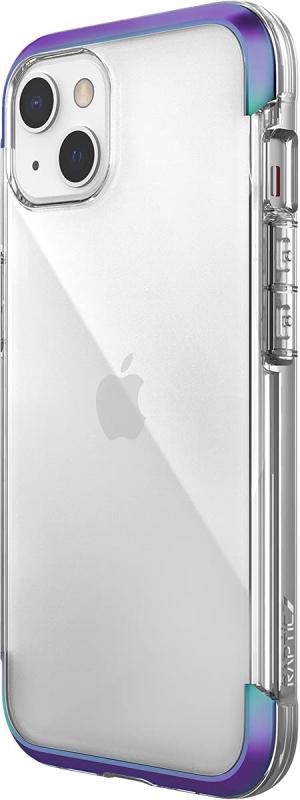 【RAPTIC】 iPhone13 対応 ケース クリア 米軍 MIL 規格 取得 透明 スマホケース 耐 衝撃 アルミ × PC × TPU 衝撃吸収 クリアケース カバー 耐衝撃 ハード 透明ケース 頑丈 スマホカバー [ Apple ...