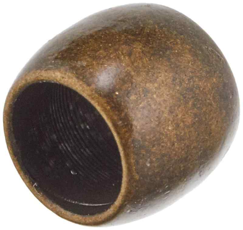 NBK 革紐長さ調整ビーズ 10個入り W5×H6mm 内径4mm