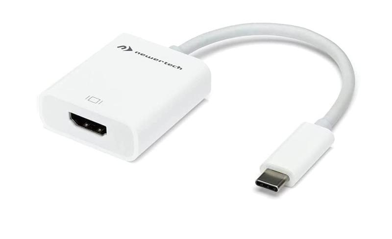 NewerTech USB-C to HDMI Adapter（4K/HDR対応 USB-C - HDMI変換アダプター）パソコン/タブレット/スマートフォンの表示機能拡張に動画や写真など大画面での観賞用途にノートパソコンのテレワーク・ビデ...
