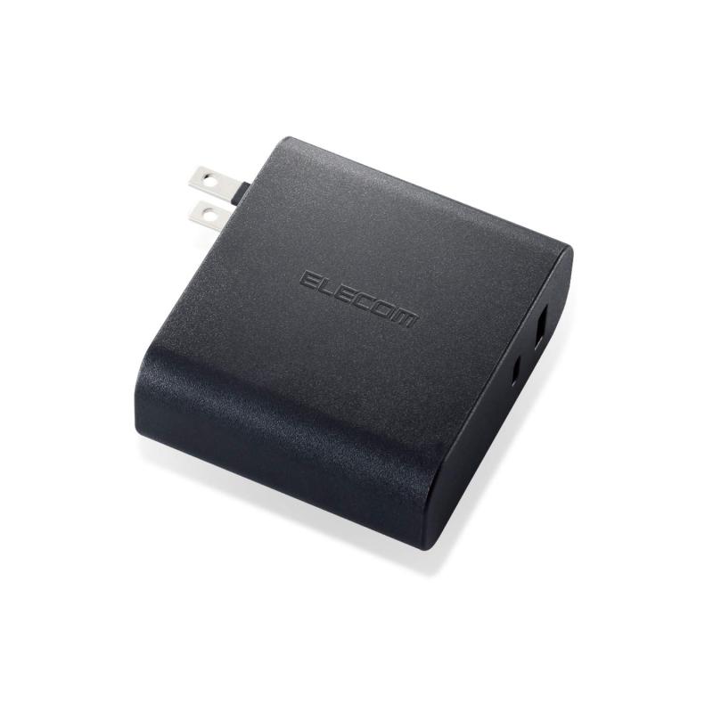 エレコム ノートPC用ACアダプター Type-C PD対応 57W Type-C1ポート USB1ポート ブラック ACDC-PD0257BK詳しくは「商品の仕様」「商品の説明」をご確認ください。Power Delivery規格に準拠し、...