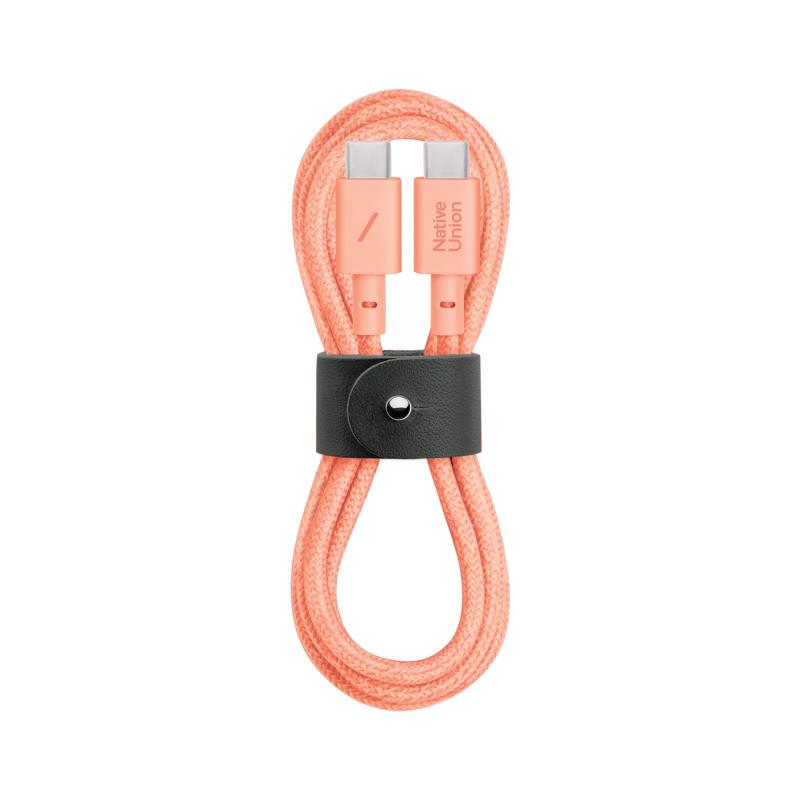 Native Union Type-C Belt Cable -USB-C to USB-C 4ft Ultra-Strong Charging Cable