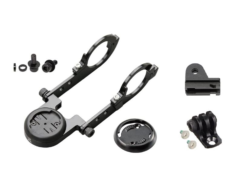 [レックマウント]「第三世代」タイプ19 ガーミン/ポラール用 コンボマウント(タイプ2 GP-K400A+GP-CATHL1付き)【N19-PL+GP】ハンドルのクランプ径31.8mm用(標準サイズ)タイプ19・各種ブランド用 両持ちナロ...