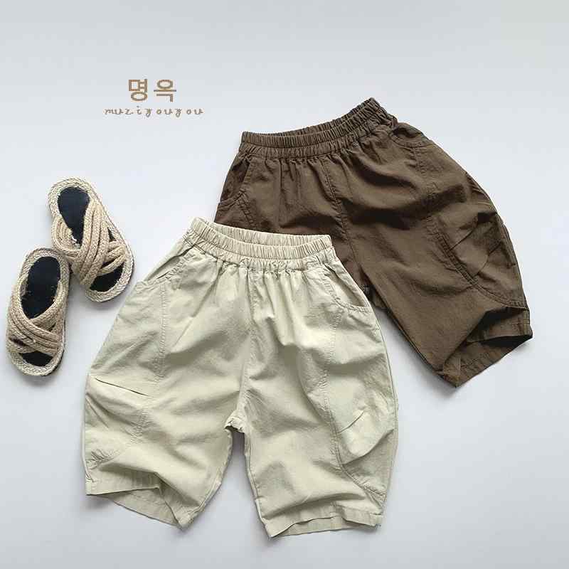 ・カテゴリ: 童パンツ・スタイル: ハレムパンツ・主な素材: 綿100%・パンツ丈: 七分丈・柄: 無地・カラー展開: ブラウン、ライトカーキ・サイズ展開: 80、90、100、110、120、130・対象年齢: 3〜8歳・対象身長: 10...
