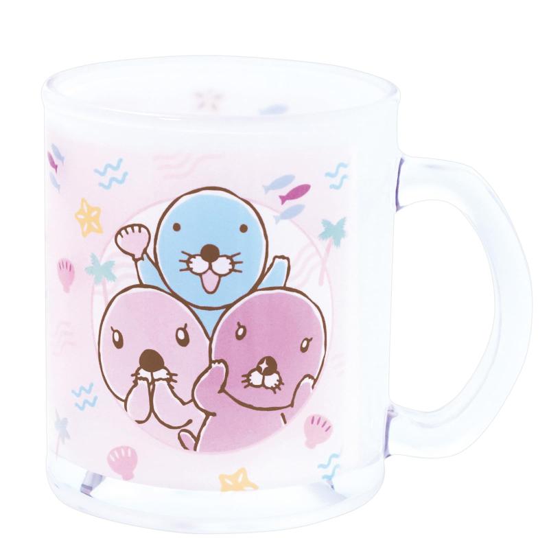 ぼのぼの × 鳥羽水族館 コラボ ガラス マグカップ 約320ml 日本製 809130
