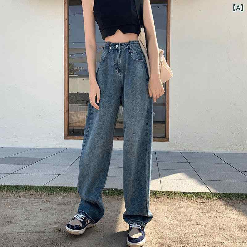 ・カテゴリ: 牛仔裤・スタイル: 気質通勤・主な素材: 綿30%以下、粘纤・パンツタイプ: 阔腿裤、大喇叭型・パンツ丈: 長丈・ウエスト: 高腰・流行要素: 水洗、ジッパー、ボタン・カラー展開: 深藍・サイズ展開: S、M、L、XL