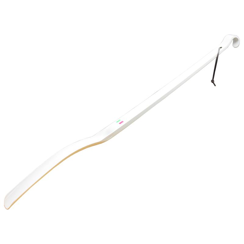 スーパーロングシューホーン80 ホワイト長さ80cmのロングシューホーン柔軟性のあるプラスチックを使用靴を履きやすい独自のカーブ形状