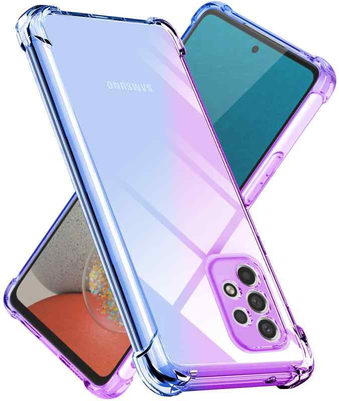 Galaxy A52 5G ケース Galaxy A53 5G ケース Galaxy A33 5G ケース Galaxy A23 5G ケース透明 クリア TPU 薄型 軽量 シリコン グラデーション色 ケース 耐衝撃SC-53Bスマホケー...