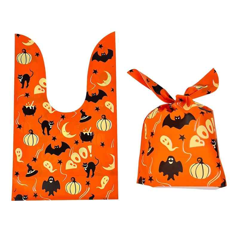 【BEAUTY PLAYER】キャンディーバッグ ハロウィン お菓子袋 可愛い ラッピング袋 飴入れ プラスチック袋 プレゼントバッグ ポリ袋 小分け収納 レジ袋 パーティー用 婚式用 包装袋 プレゼント
