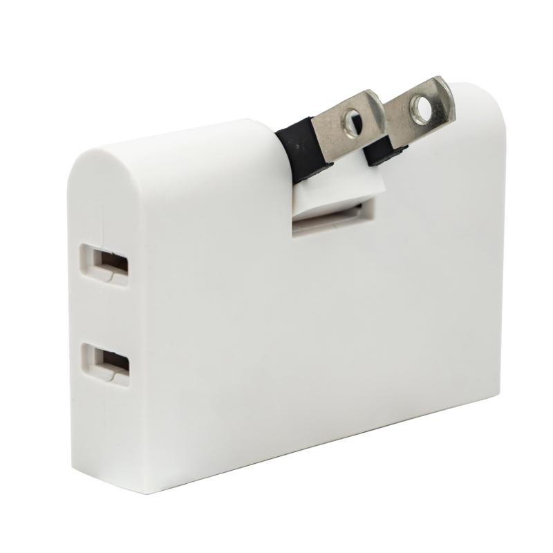 文武電機 コーナータップ 電源タップ 薄型 3個AC口 分岐 三口コンセント マルチタップ 1500W 180°回転式プラグ ホワイト スイングプラグ 配線しやすい スウィングプラグ コンセント 回転式プ1つのコンセントから3口に電源を分配...