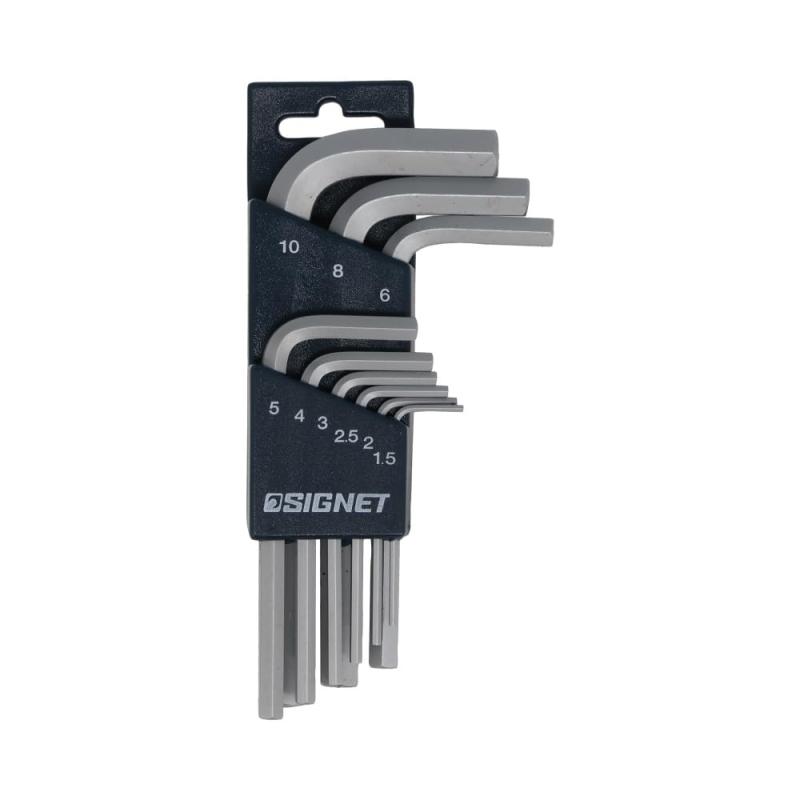 SIGNET(シグネット) 9PC 六角レンチセット 35009●ホルダー付き。