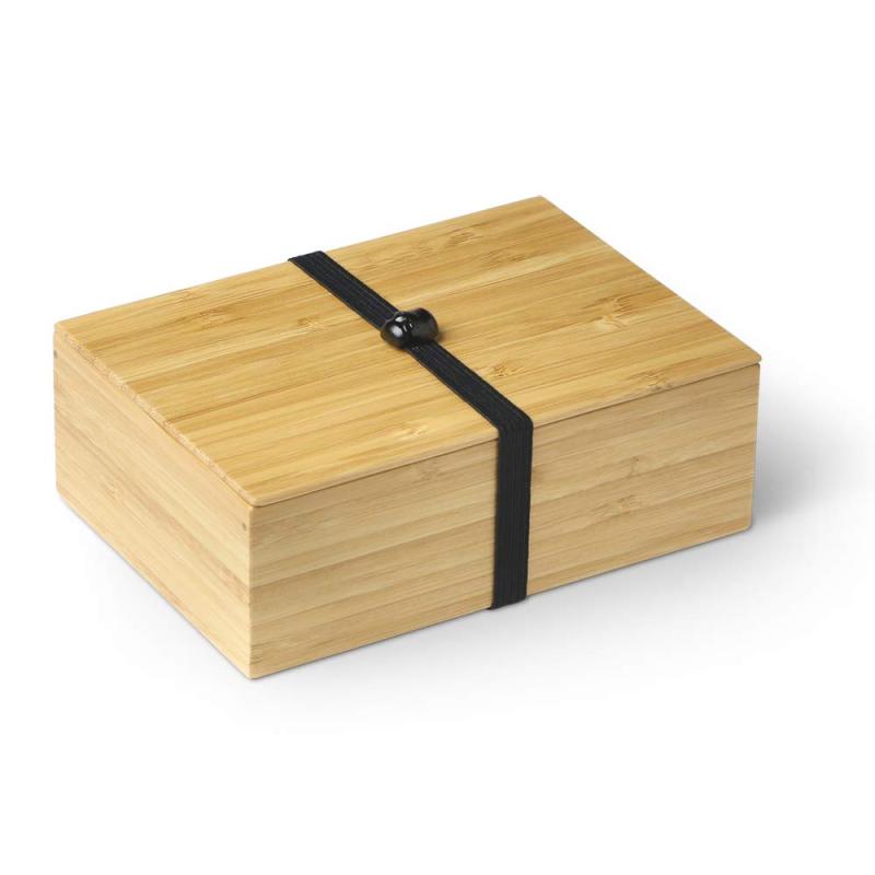 公長齋小菅 一段弁当箱 ブラック天然竹の積層材でつくられた弁当箱です。仕切りがついているので使い勝手も良く、竹の根を用いた飾りつきのバンドが便利で良いアクセントにサイズ：W150mm×D105mm×H55mm容量：約500ml 仕切り板1枚...