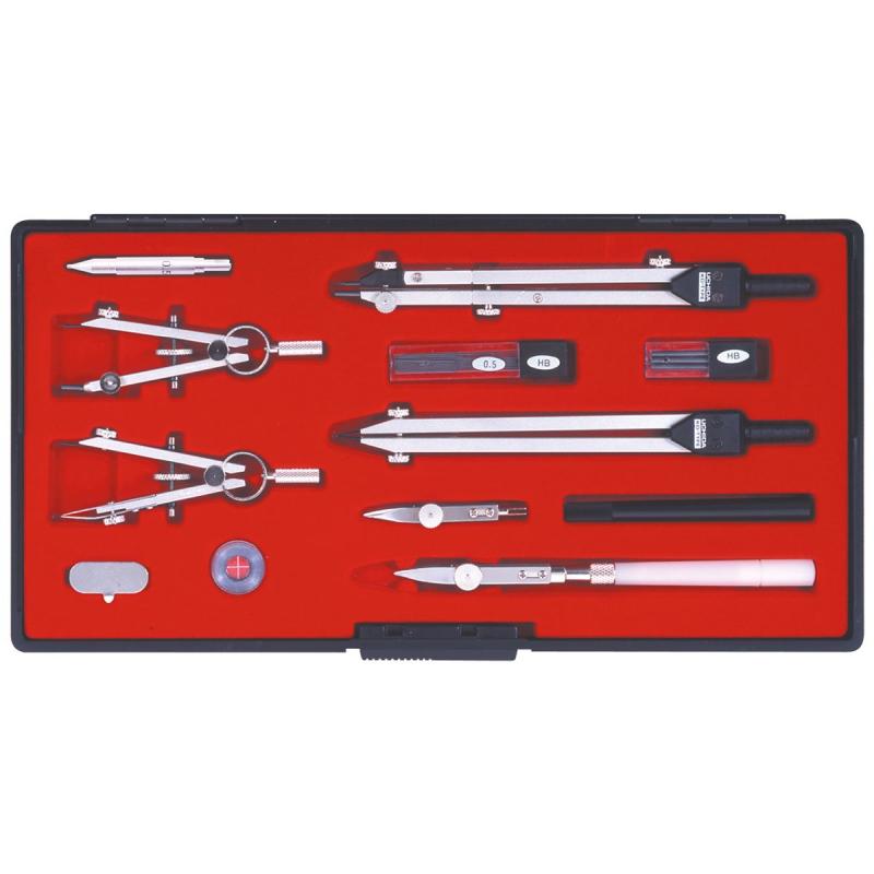 ウチダ KD型製図器 SEセット 『SE14品組A』 1-730-7020 設計製図用品商品重量 : 480g商品サイズ : 14×27×2.5(cm)