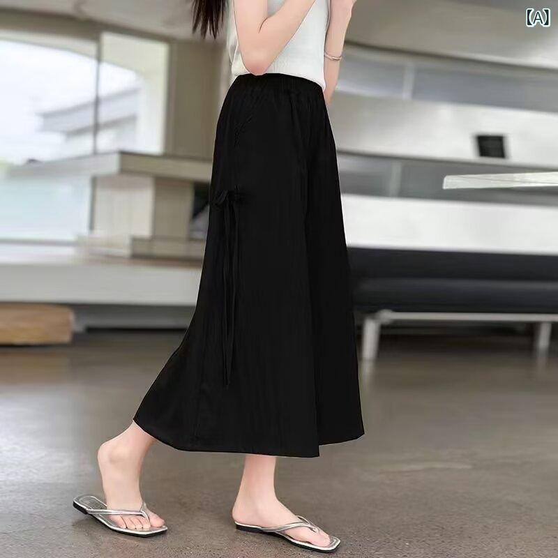 ・カテゴリ: 童パンツ・スタイル: 韓国風・主な素材: ポリエステル100%・パンツ丈: 七分丈・スタイル: スカートパンツ・生地加工: 柔軟加工・柄: 無地・要素: スポーツ、ストリート・ウエスト: ミドル・ウエスト仕様: ゴム・カラー展...