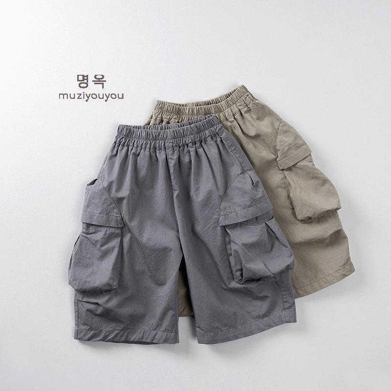 ・スタイル: 韓風・主な素材: 綿100%・安全基準: B類・パンツ丈: 七分丈・カテゴリ: 子供パンツ・対象性別: 男女兼用・対象年齢: 中小童(3~8歳、100~140cm)・対象季節: 夏・デザイン: 休闲・開き: なし・パターン: ...