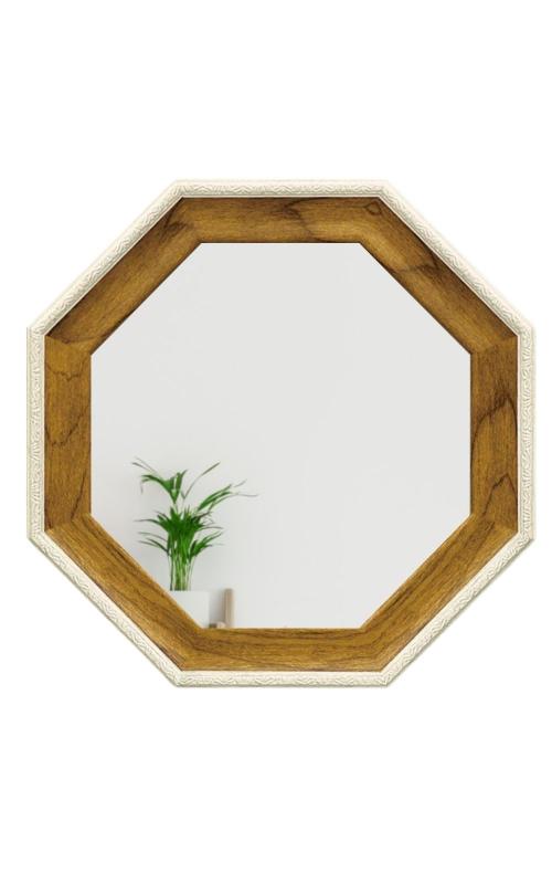 NIKOKIRA ニコキラ 八角ミラー 壁掛け鏡 卓上鏡 卓上ミラー Feel フィール人気の八角形の卓上ミラーです。壁掛け鏡としても使えます。ウォールミラー