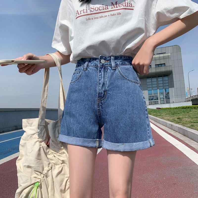 ・カテゴリ: 牛仔裤・スタイル: 気質通勤・主な素材: 綿・アイテム: 阔腿裤・パンツ丈: 3分丈・ウエスト: 高腰・人気要素: 無地、フレア、水洗・カラー展開: 白色、黒色、浅藍色、黒灰色、深藍色・サイズ展開: S、M、L、XL、2XL・...