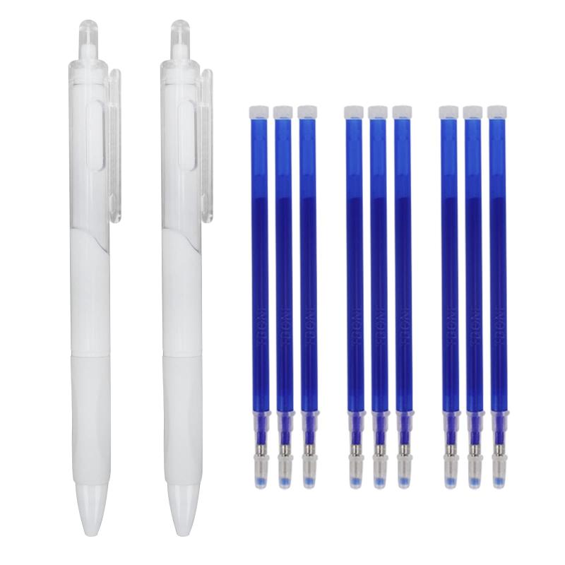 熱で消える チャコペン 裁縫用 カラーペン 洋裁 手芸 替芯 50枚入り ペン軸4枚付き 革／布用チャコペン アイロンで消える DIY 刺繍 服地 裁断 ソーイング 裁縫用印付けツール ハンドメイド 服「仕様」替芯の長さ：13cm、インク長...