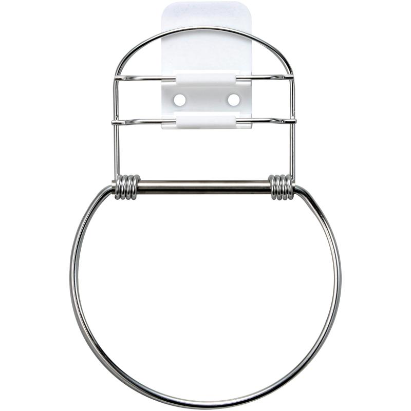 タイガークラウン(Tiger Crown) タオルハンガー リング No.4392本体サイズ：15×2×22.5cm重量：117g素材：本体：ステンレス鋼（18-8）/フック：ASA樹脂/付属：両面テープ