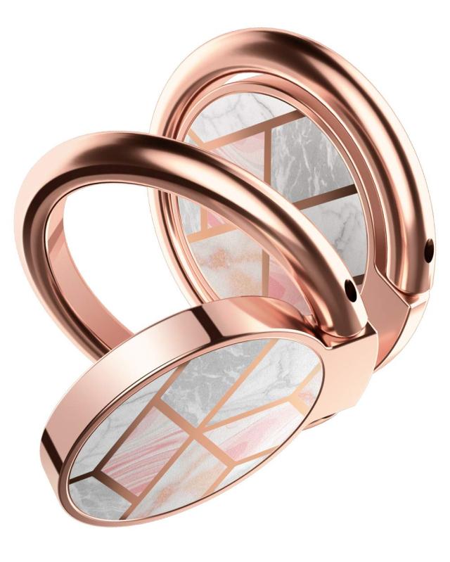 i-Blason スマホリング 薄型 指輪型 貼り直し可能 マグネット式 車載ホルダー対応 スタンド機能 回転可能 強力固定 落下防止 おしゃれ 可愛い【高品質素材】電話リングホルダーは高品質素材で作られており、色あせを防ぎます。 i-Bl...