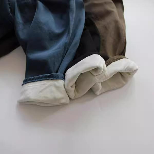 ・スタイル: ハレムパンツ・主な素材: 綿100%・カテゴリ: 童裤・パンツ丈: ロング・柄: 無地・カラー展開: 咖緑加绒、湖藍加绒、黒加绒・サイズ展開: 80、90、100、110、120、130、140