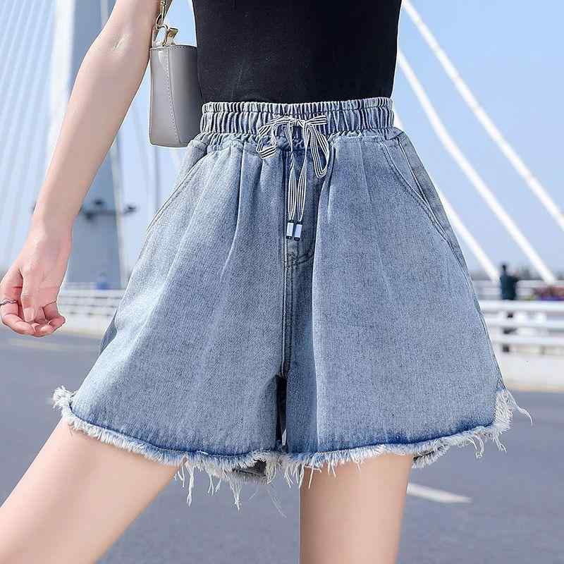 ・主な素材: 牛仔布・主面料成分: 綿30%以下・スタイル: 平面、都市風、気質通勤・パンツ丈: 三分丈・ウエスト: 松緊・厚み: 薄・流行要素: 無地・伸縮性: 微弾・パンツ形状: ワイドレッグ・カラー展開: ブルー・サイズ展開: M、L...